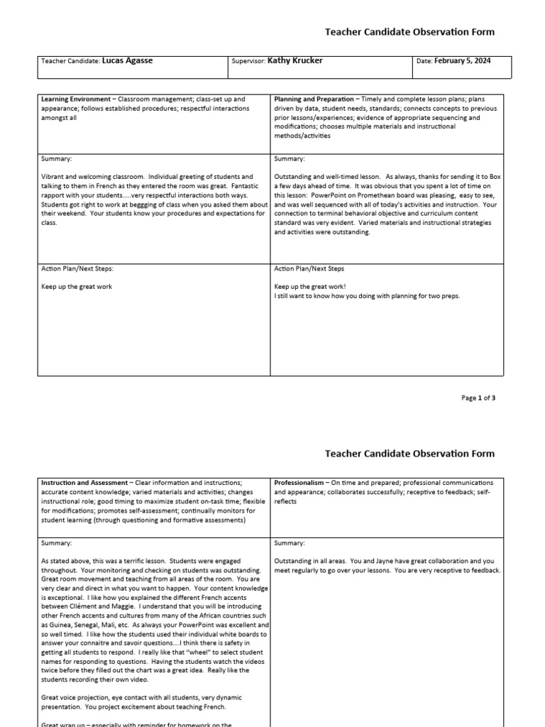 Lucas 2 5 | PDF | Teachers | Classroom Management