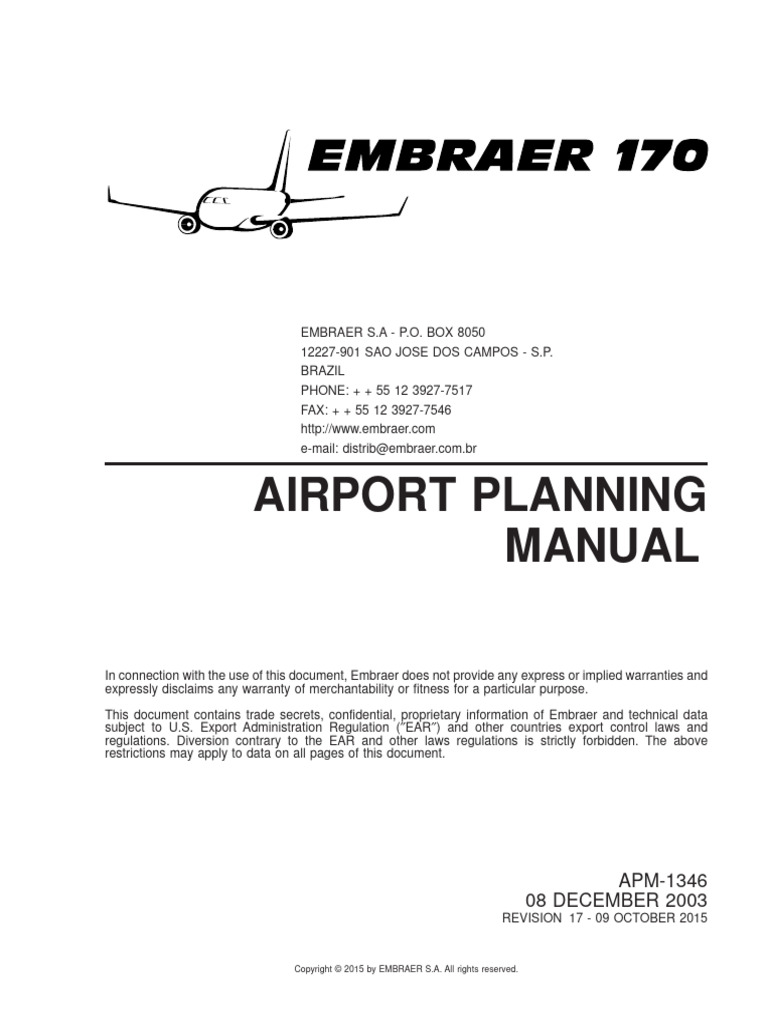 Apm E170 | PDF | Runway | Aviation