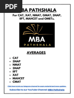 Percentages-CAT-Previous Year Questions | PDF