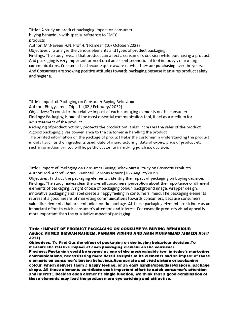 Document | PDF | Packaging And Labeling | Behavior