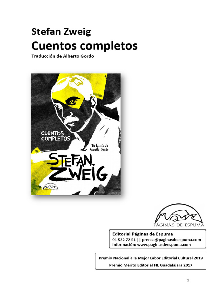 Narrativa completa de Stefan Zweig | PDF | Stefan Zweig | Novelas