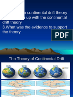 Continental Drift Theory | PDF | Science & Mathematics