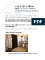 Houseman Job Checklist | PDF | Home & Garden