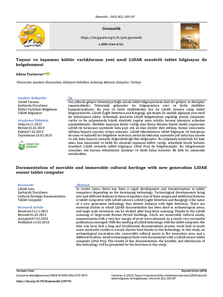 Documentation of Movable and Immovable Cultural Heritage With New ...