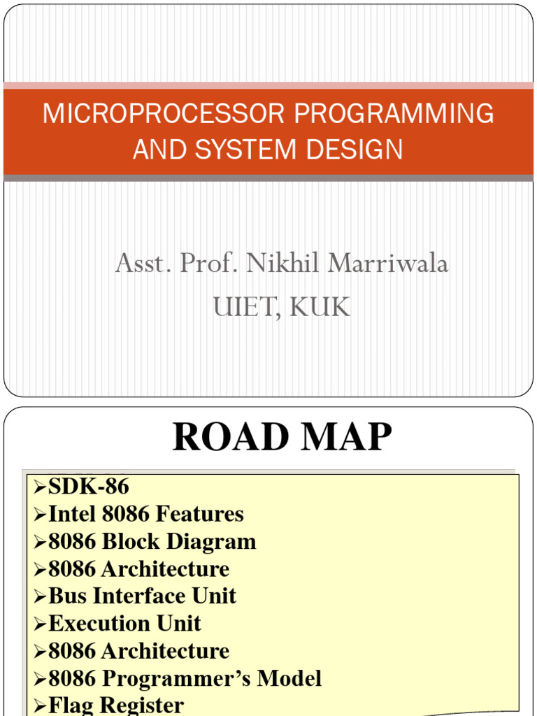 Microprocessor Programming And System Design 1 Pdf Computer Architecture Computing