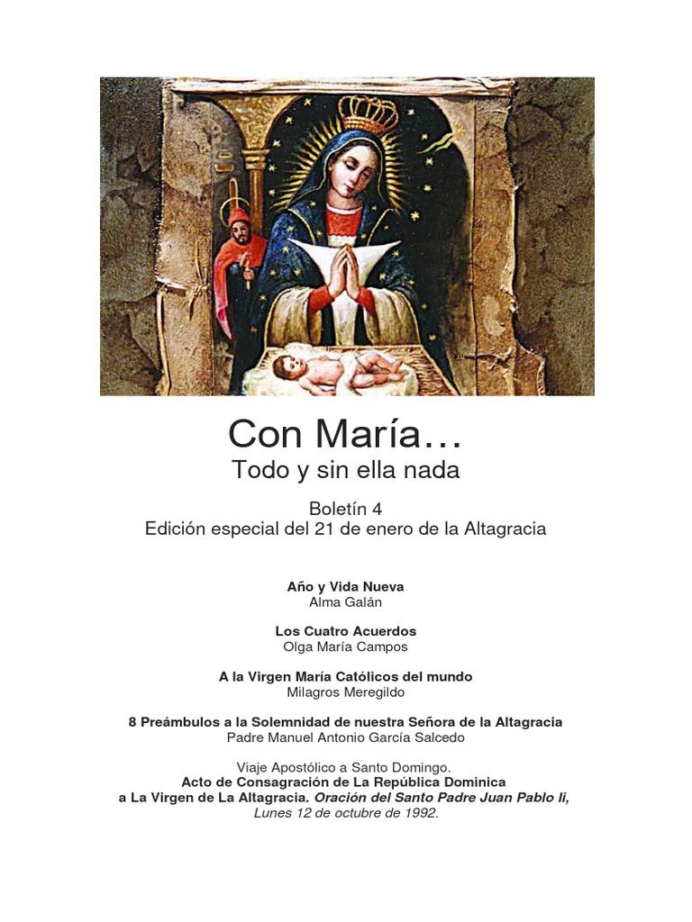 Con Maria 4 | PDF | María, madre de Jesús | Cristo (título)