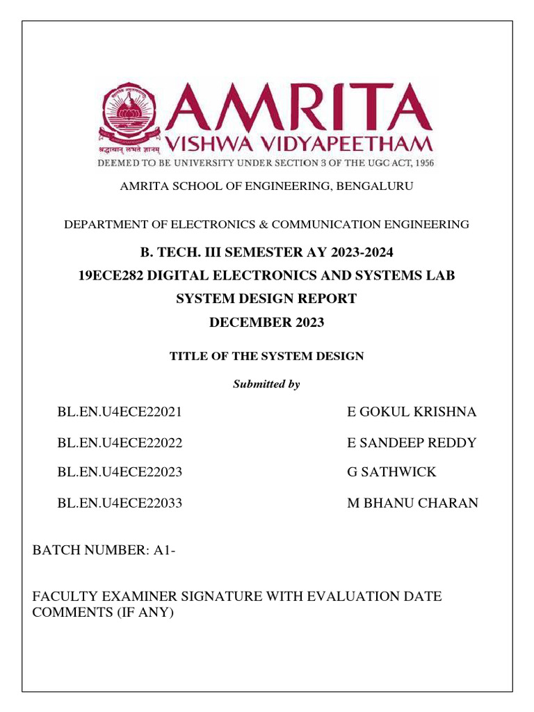 Digital Report | PDF | Binary Coded Decimal | Logic Gate