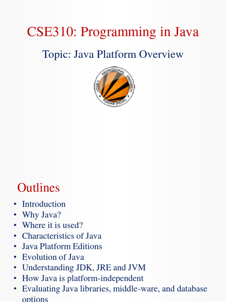 Java Platform Overview | PDF | Java Virtual Machine | Java (Programming ... Java Platform Overview | PDF | Java Virtual Machine | Java (Programming ...