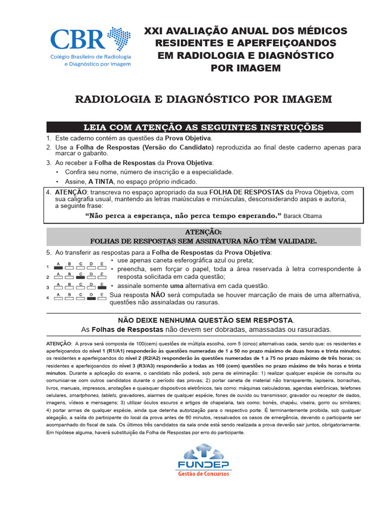 Prova CBR 2020 | PDF | Elétron | Raio X