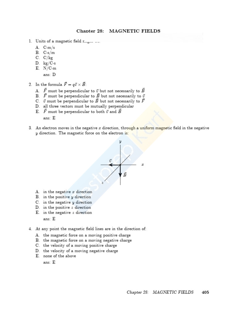 Magnetic Fleid ¤t | PDF | Electron | Magnetic Field