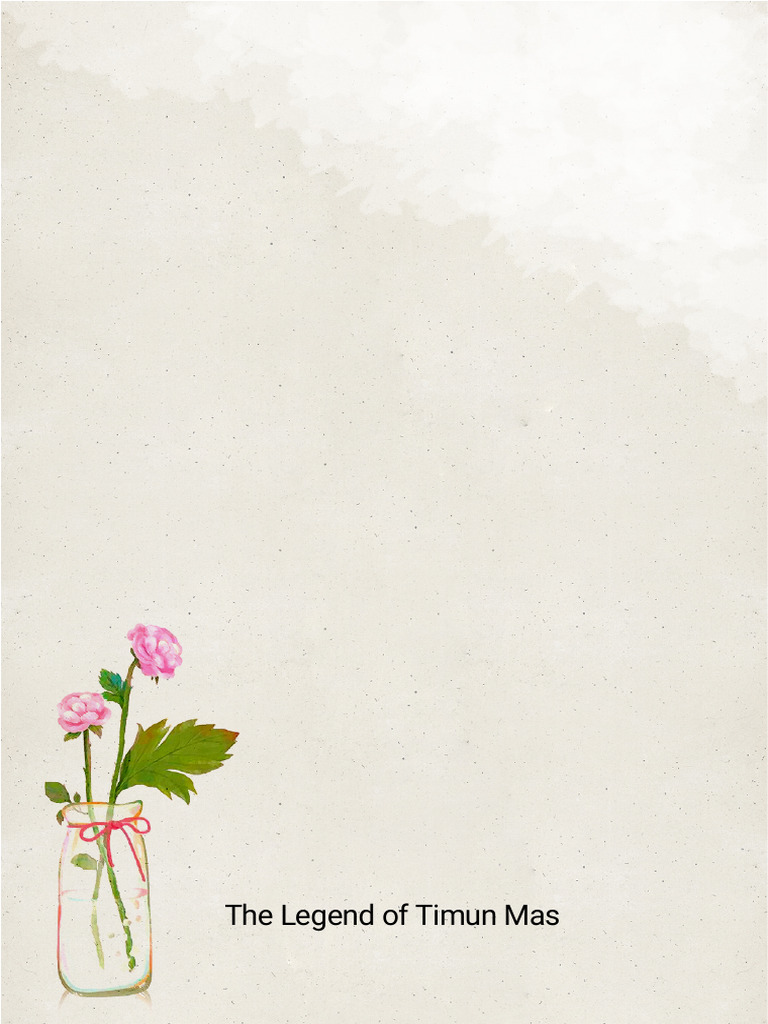 The Legend of Timun Mas | PDF