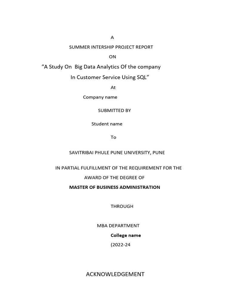 SQL Report | PDF | Data Analysis | Analytics