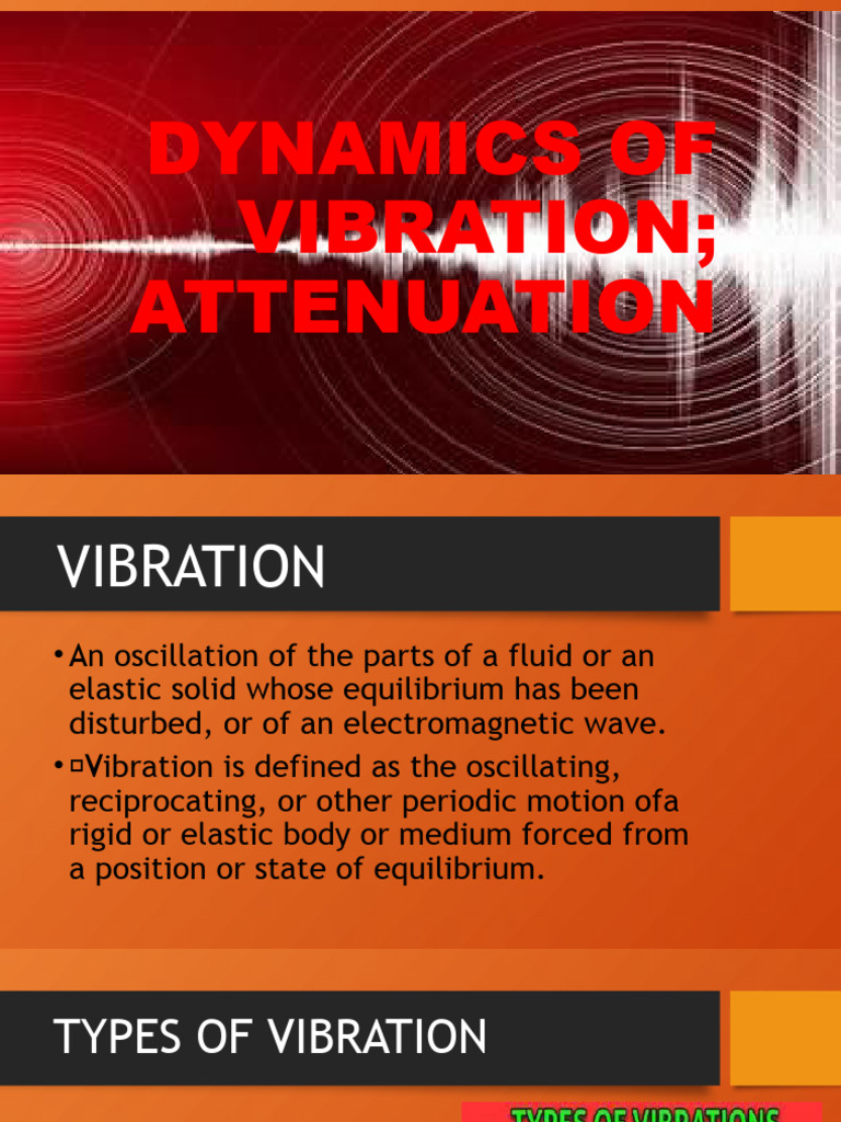 Dynamics of Vibration Attenuation | PDF | Waves | Attenuation