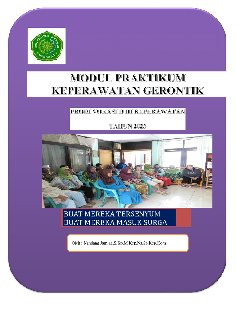 Modul Lengkap Praktikum Gerontik D3 KEP 2023 - PRODI D3 KEP | PDF