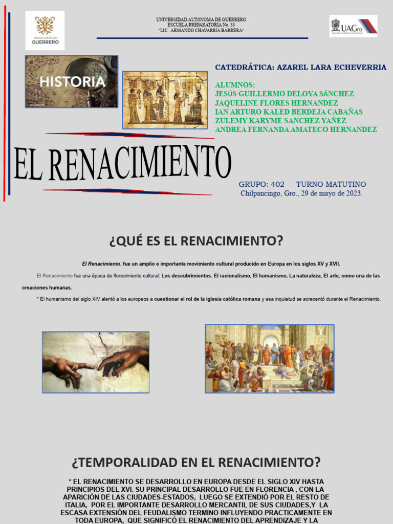El Renacimiento | PDF | Renacimiento | Pinturas