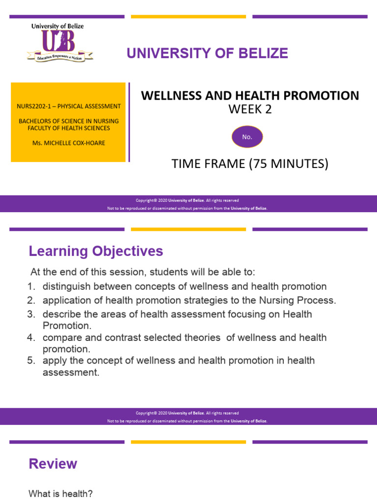 Wellness and Health Promotion | PDF | Health Promotion | Behavior