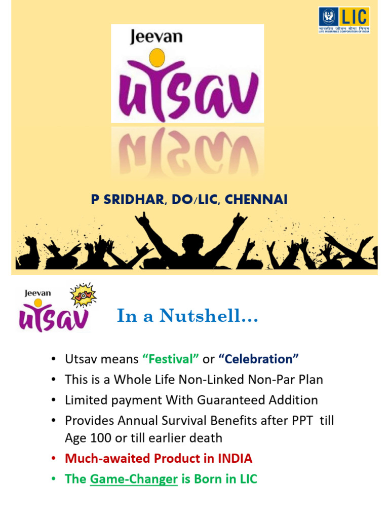 Jeevan Utsav (Sridhar) 2023 | PDF | Insurance | Interest