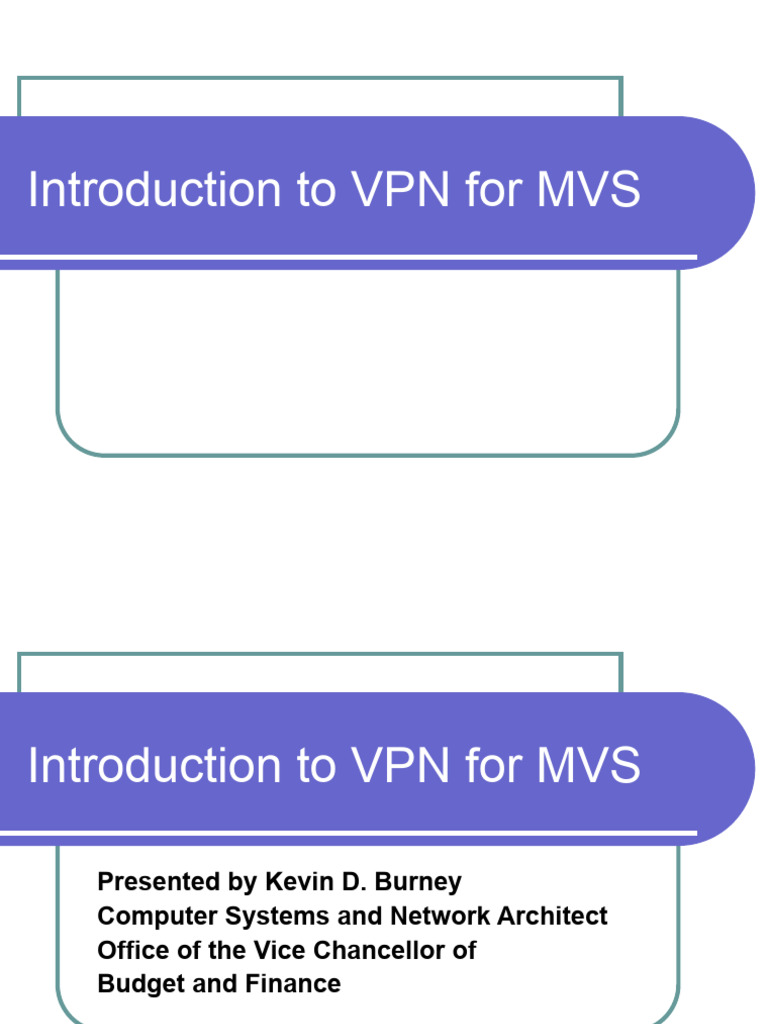 Intro To VPN | PDF | Virtual Private Network | Computer Network