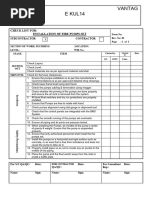 Hydrostatic Test Checklist | PDF | Pressure | Leak
