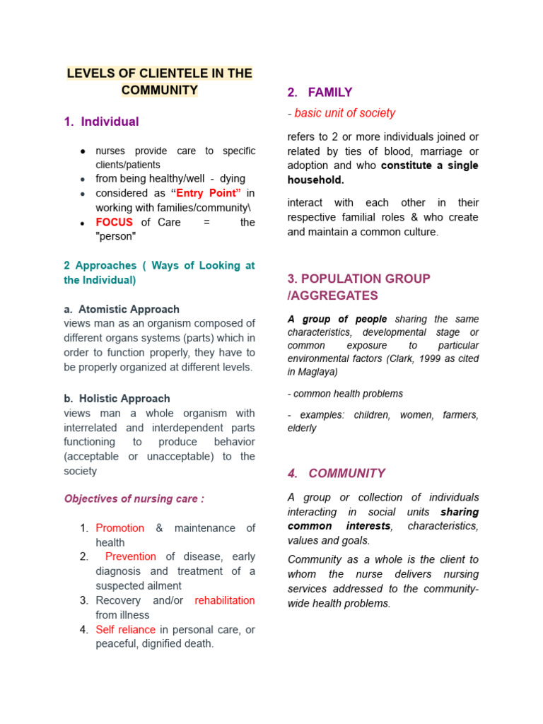 CHN Lecture - 2 | PDF | Health Care | Preventive Healthcare