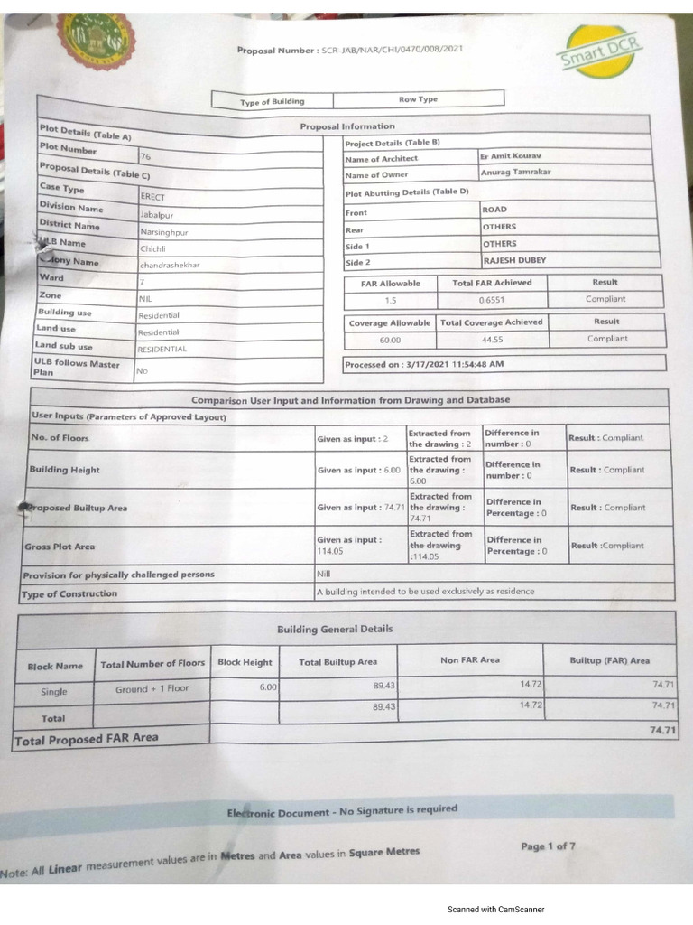 Civil NOC Document | PDF