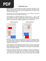 Battleship Game Rules and Instructions | PDF | Water Transport | Shipping