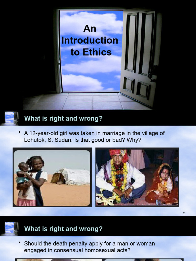 Introduction To Ethics | Download Free PDF | Morality | Coercion