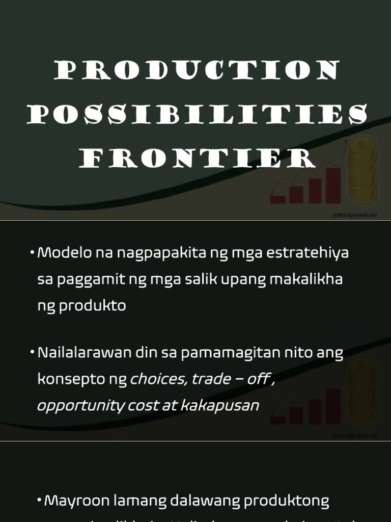 Production Possibility Frontier | PDF