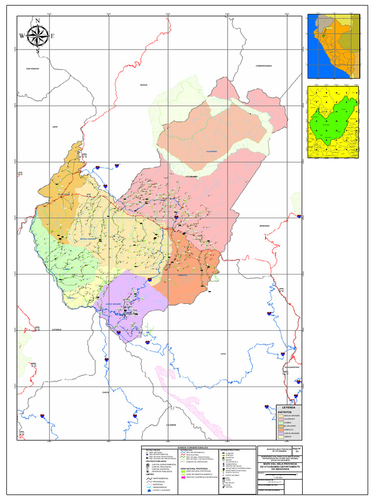 Mapa Vial Provincial de Utcubamba | PDF