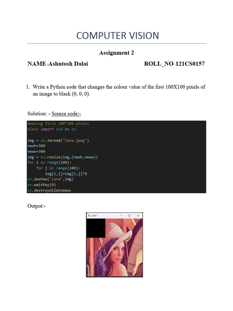 121cs0157 Cvlab2 | Download Free PDF | Algorithms | Computer Science