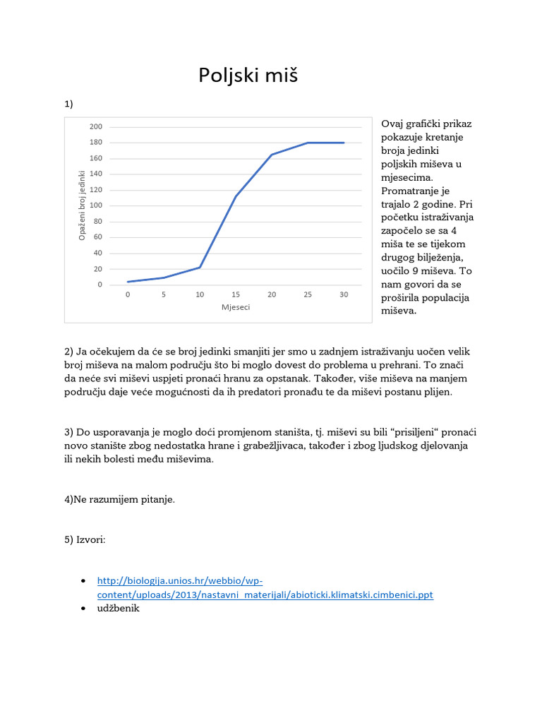 Mia Pranjić 1.b Poljski Miš | PDF