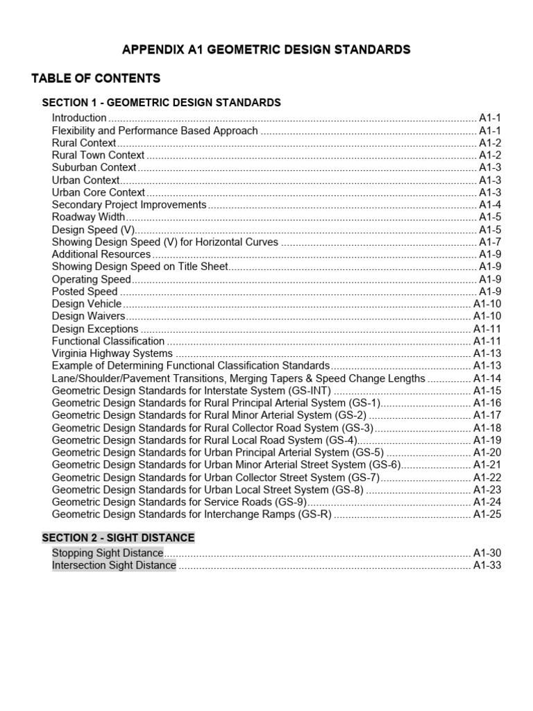 Appendix A1 | PDF | Parking | Transport