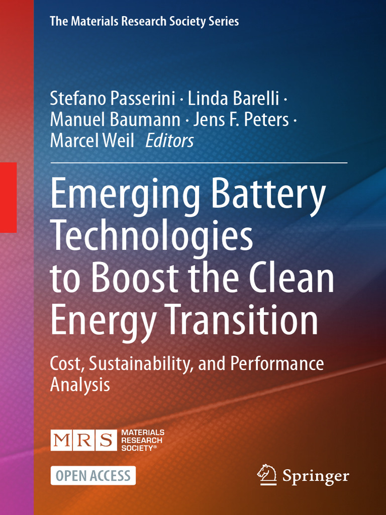 Emerging Battery Technologies To Boost The Clean Energy Transition | PDF | Electric Vehicle ...