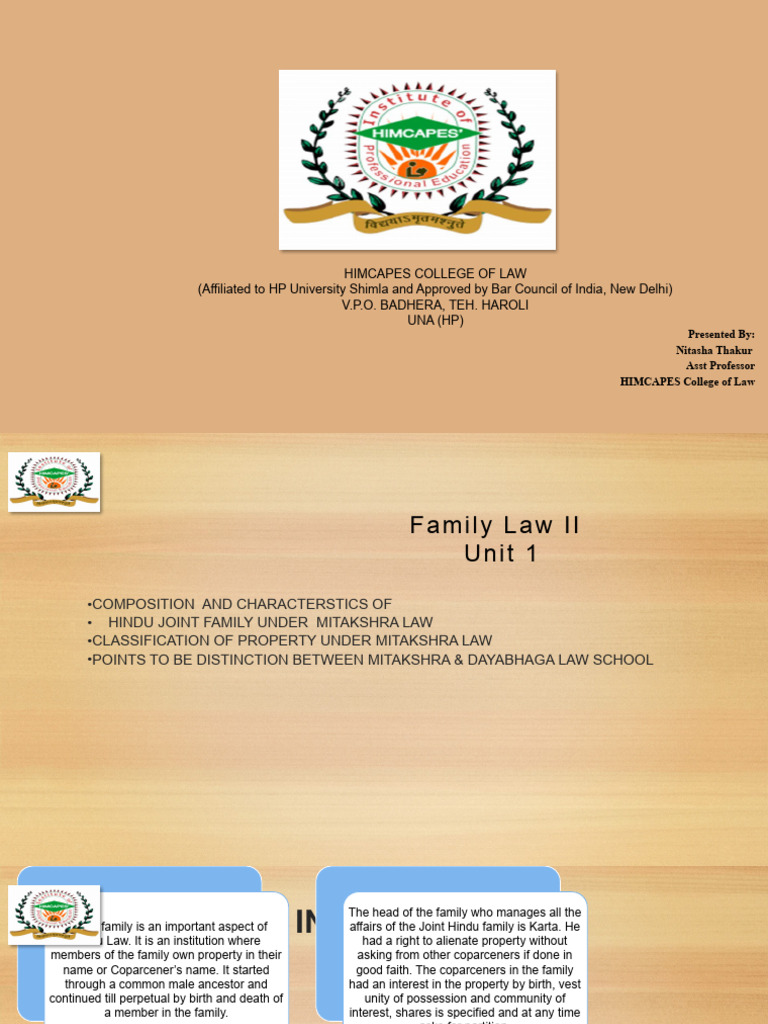 Presentation Family Law | PDF | Concurrent Estate | Justice