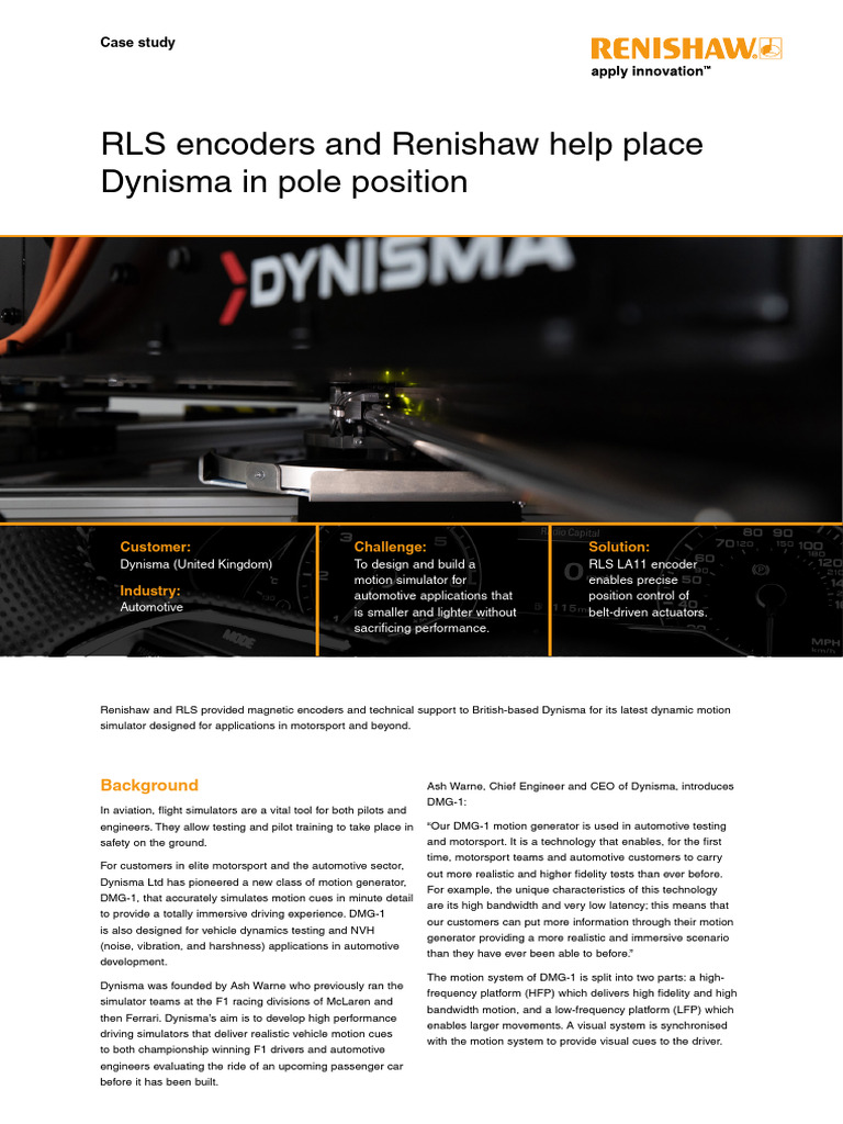 Case Study Dynisma | PDF | Simulation | Latency (Engineering)
