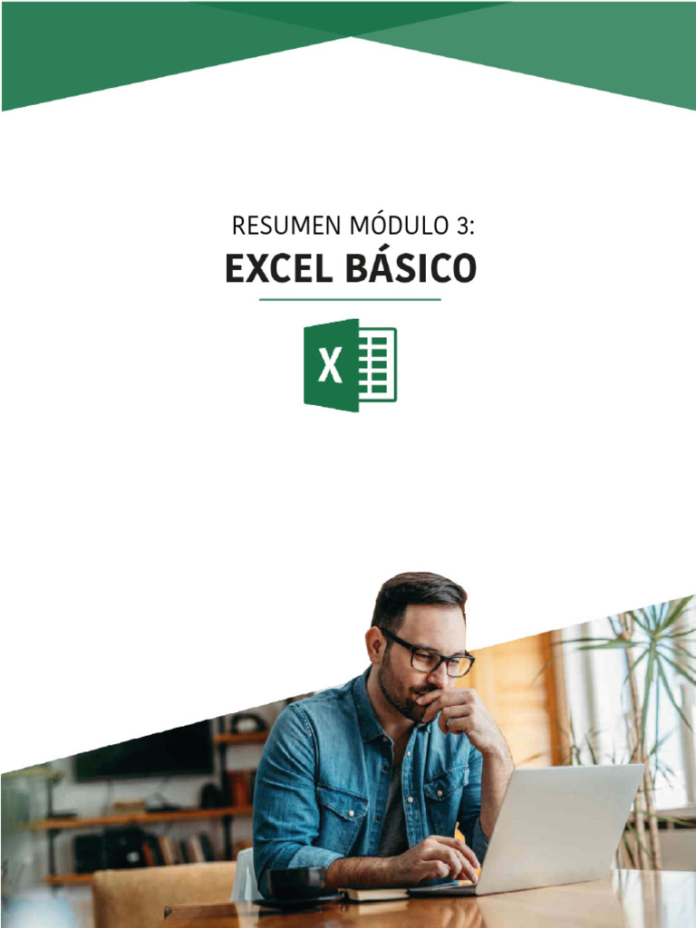 Resumen de Contenidos - Módulo 3 - Excel Básico - v2 | PDF | Microsoft Excel | Argumento