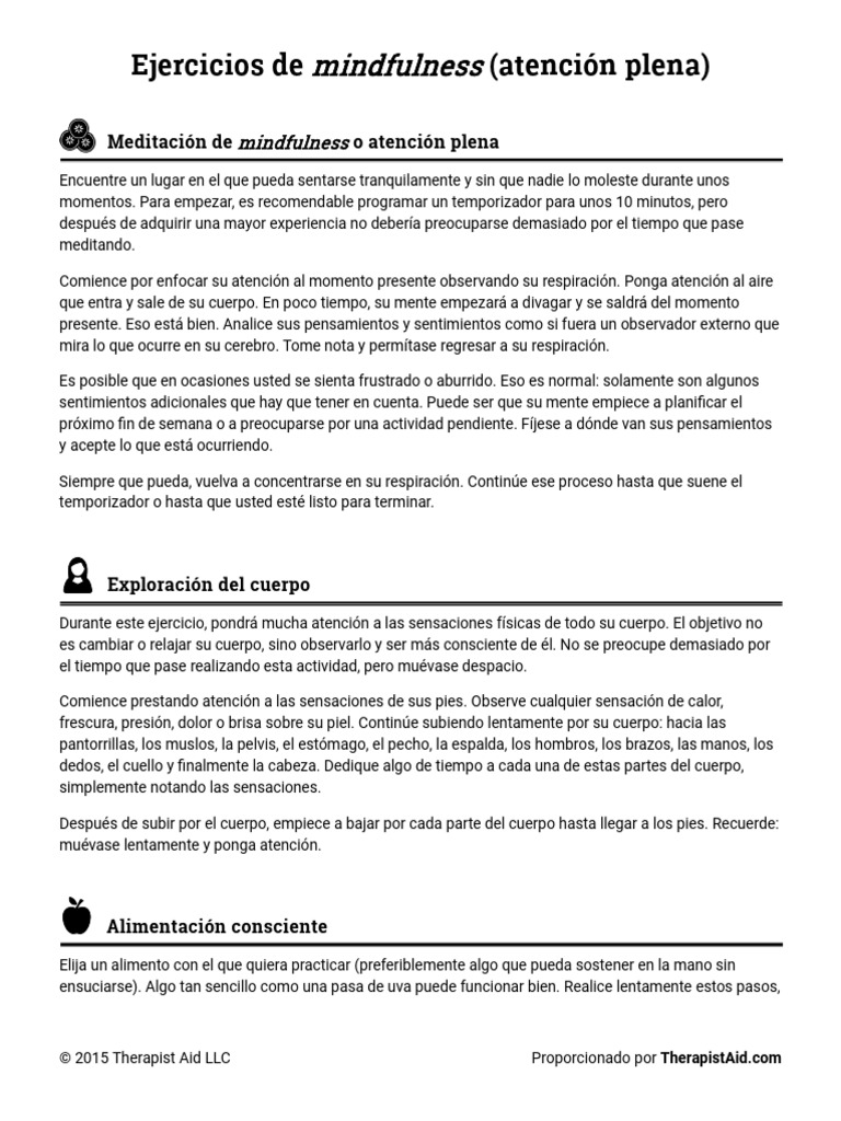 mindfulness-exercises-spanish | PDF