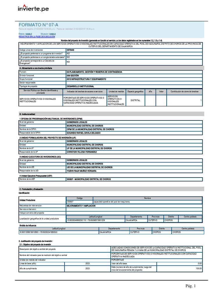 FORMATO 7A | PDF | Inversiones | Economias