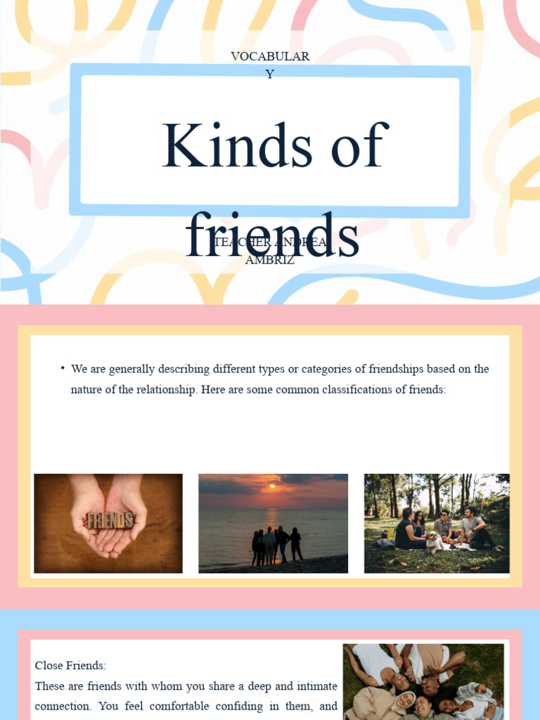 Kinds of Friends | PDF