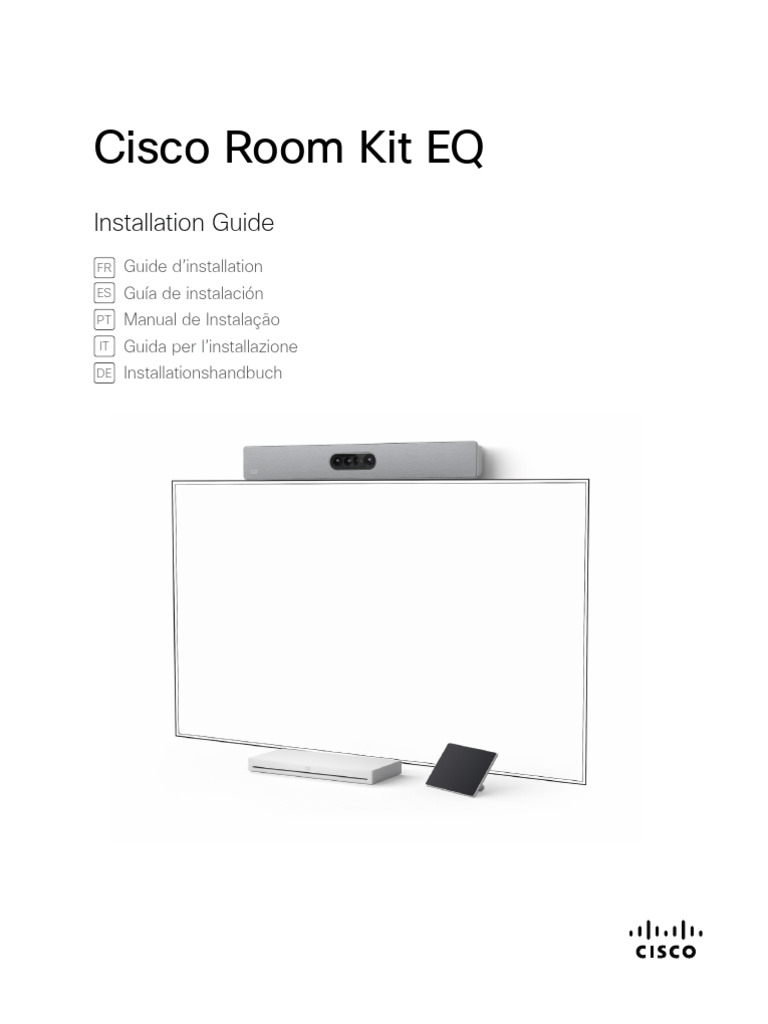 Guide d'installation Cisco Room Kit EQ | PDF | Conception | Électronique