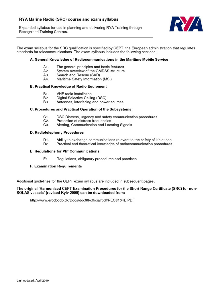 SRC Course and Exam Syllabus | PDF | Electrical Engineering | Service Industries