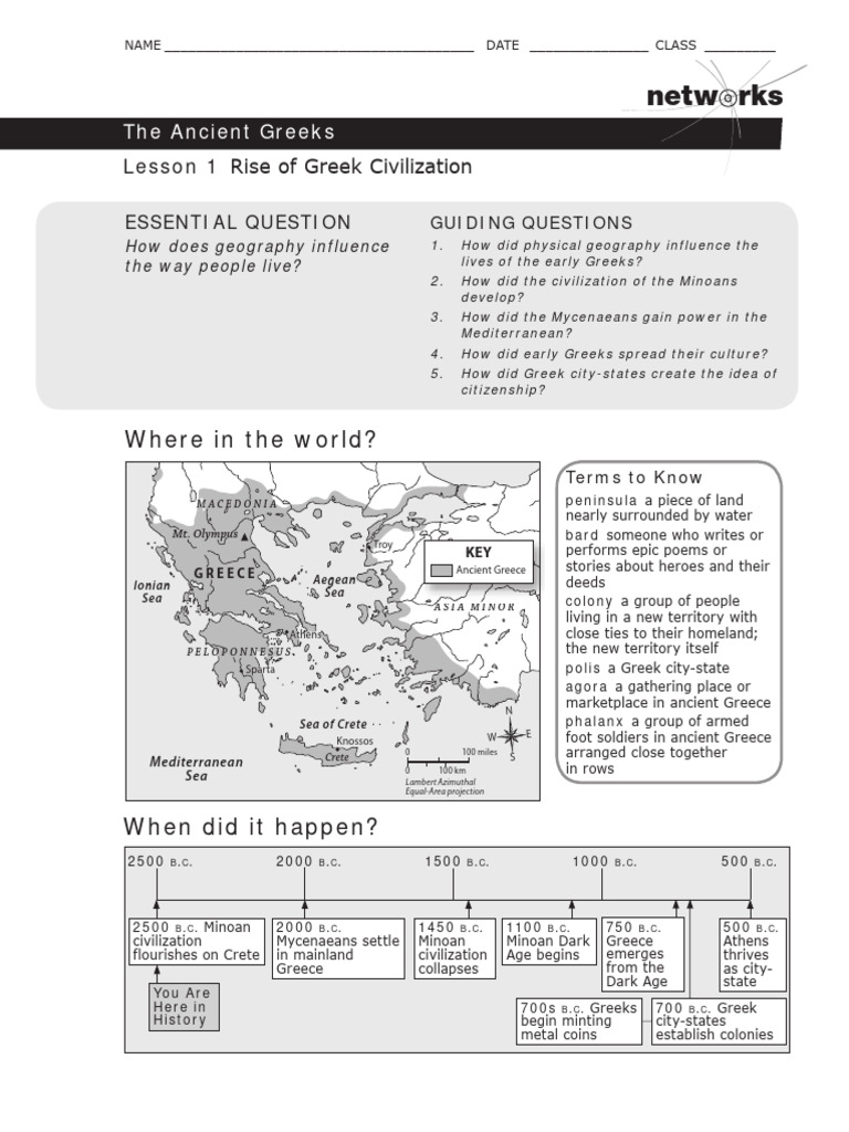 Rise of Greek Civilization | PDF | Mycenaean Greece | Ancient Greece