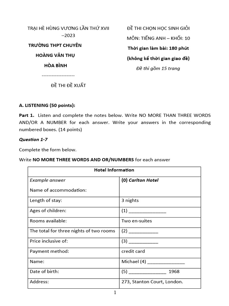 De Xuat Hung Vuong Khoi 10 2023 Hoa Binh | PDF | Cattle | Hay