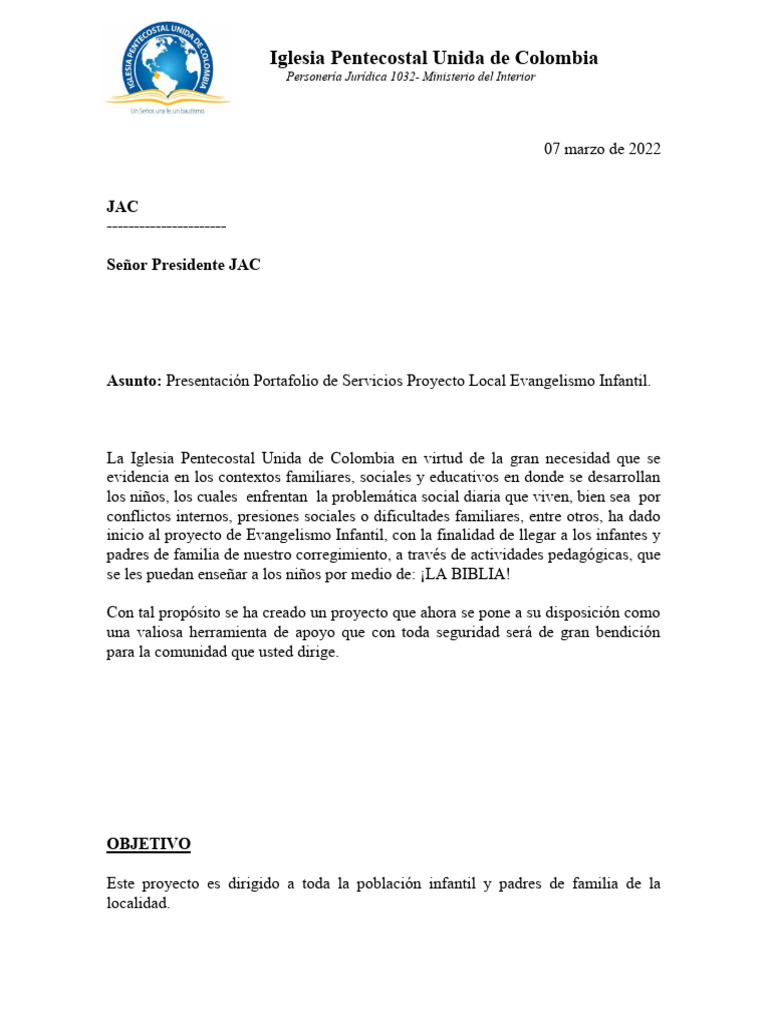 Modelo Carta Solicitud Enseñanzas Ipuc | PDF