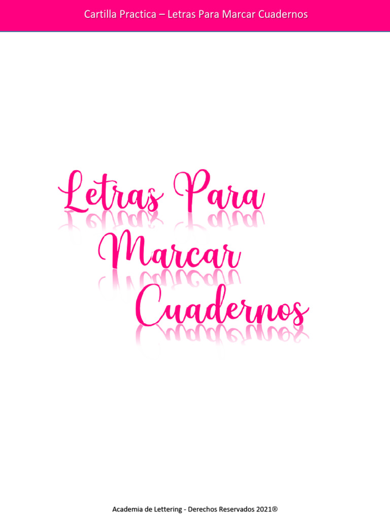 9-Plantilla Práctica - Tipografías - Marcar Cuadernos | PDF | Artes del ...