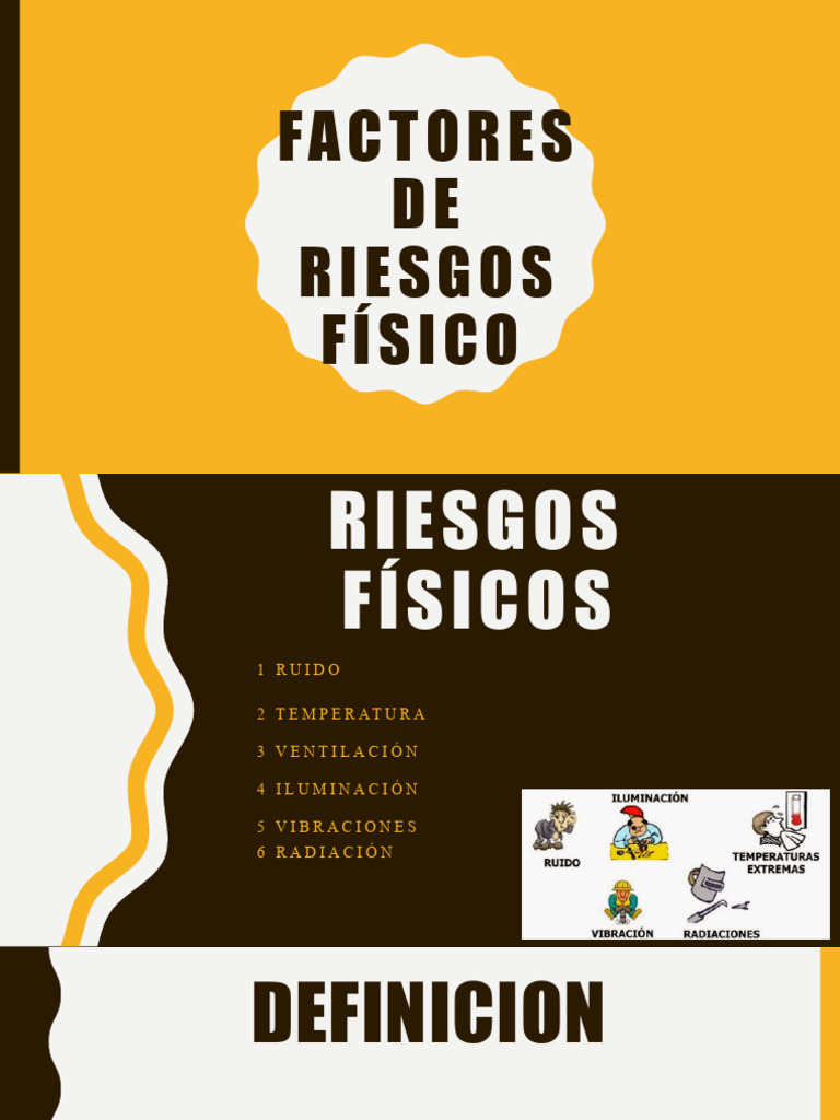 Factores De Riesgos Físico | PDF | Temperatura | ruido