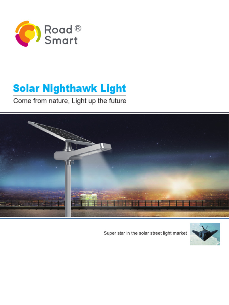Solar Nighthawk Light, NH50 - NH200 60w | PDF | Solar Panel | Lighting