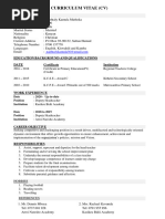 Aj Resume Template | PDF