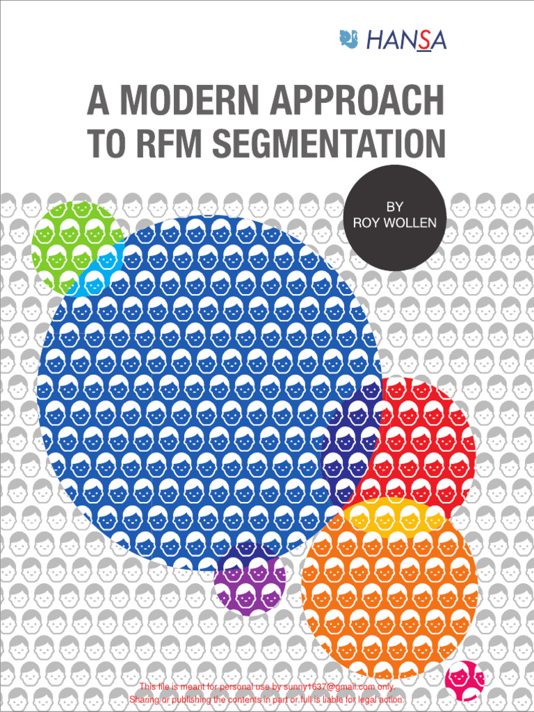 Modern Approach To RFM Segmentation Ebook | PDF | Market Segmentation | Marketing