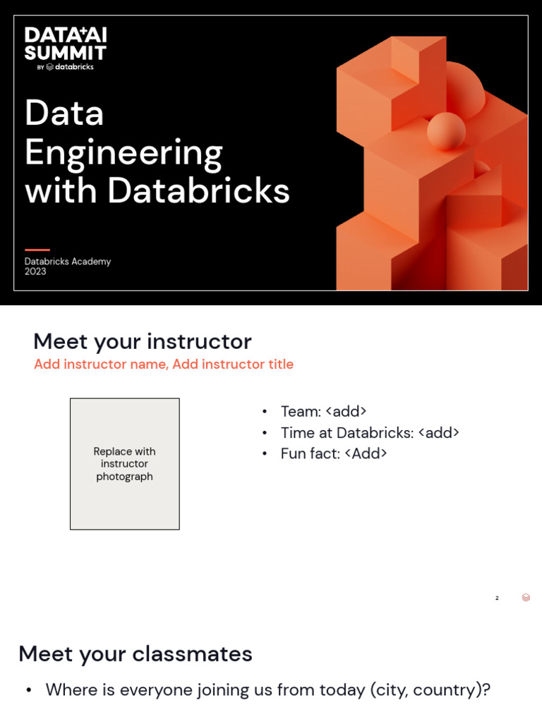 Data Engineering With Databricks Da | PDF | Databases | Apache Spark